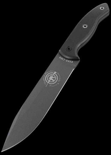 ESEE CM6 Tactical | Black Canvas Micarta | Heinnie Haynes