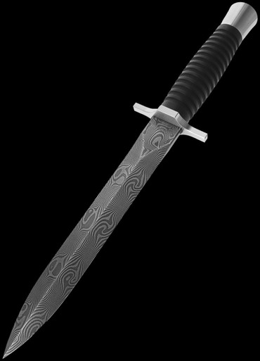 Boker Acht-Acht Flak Damast | Fixed Blade