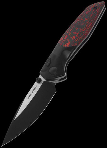Real Steel Hoeft Titanium & Fat Carbon | Folding Pocket Knife