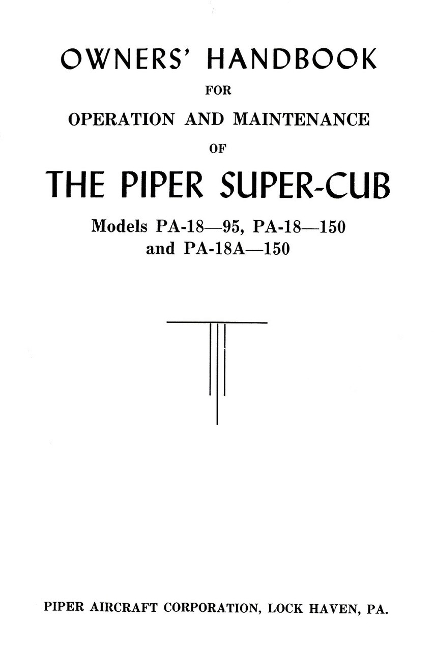 Piper aircraft maintenance and IPC parts manuals