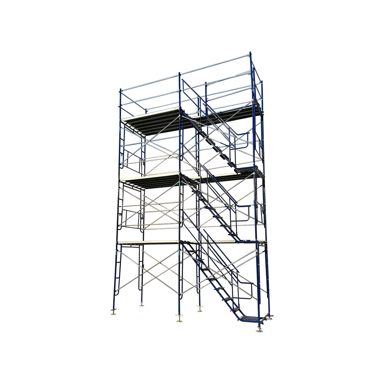 20 Foot Stair Tower With Scaffold Platform Combo