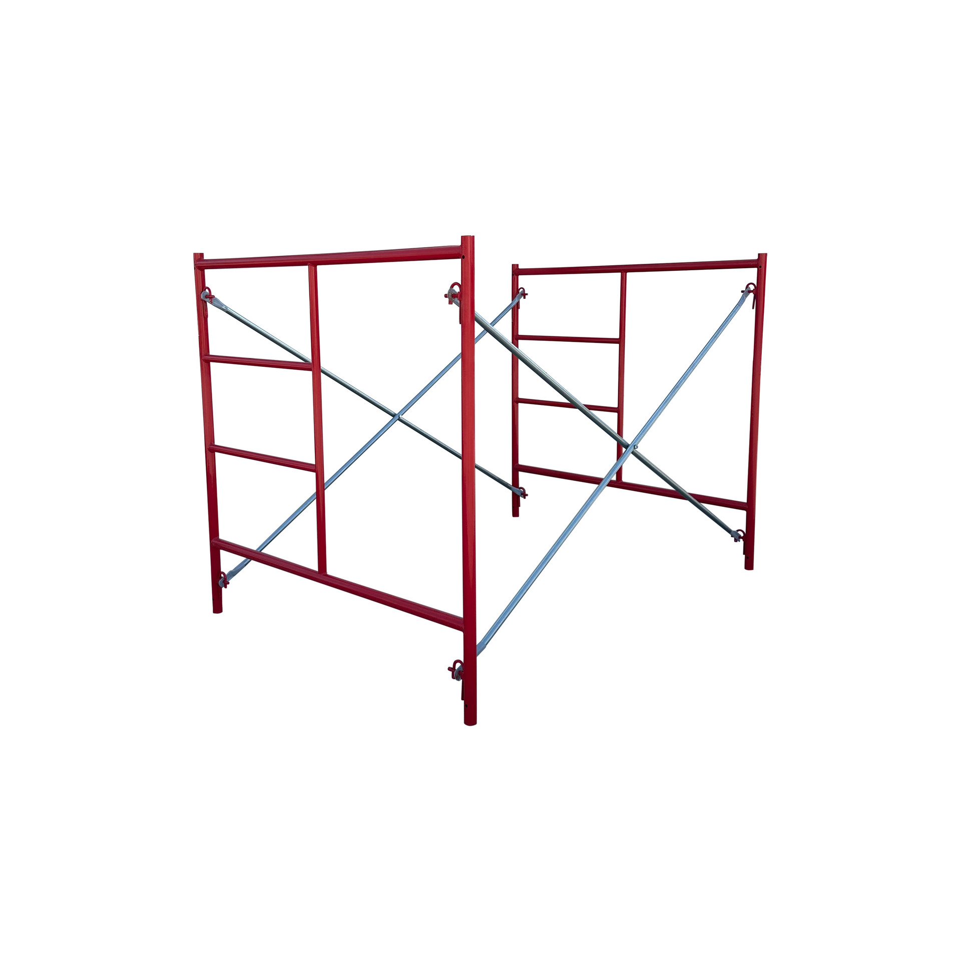Ladder Frame Double 5' x 5.1' (Red) Scaffold Set