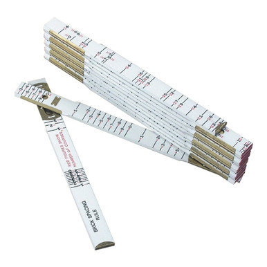 6ft Lufkin Wood Spacing Folding Rule