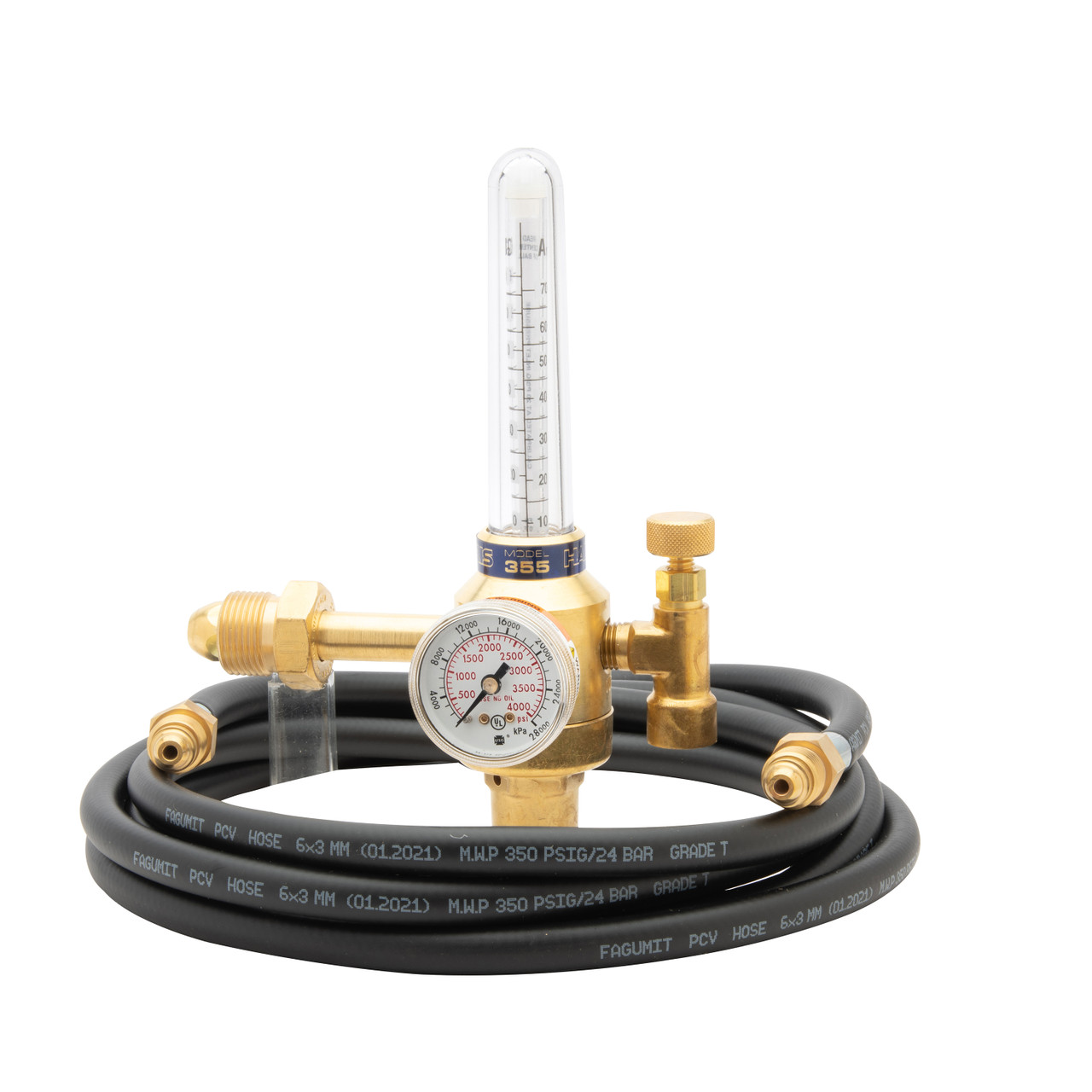 Harris Argon CO2 355-2Ar-58010 Flowmeter Regulator Shielding Gas Kit ...