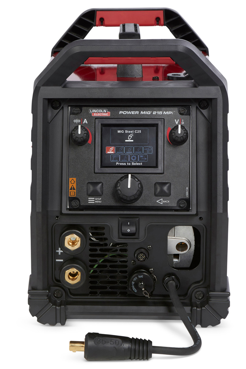 Lincoln Power MIG 215 MPi Multi-Process Welder TIG One-Pak K4878-1