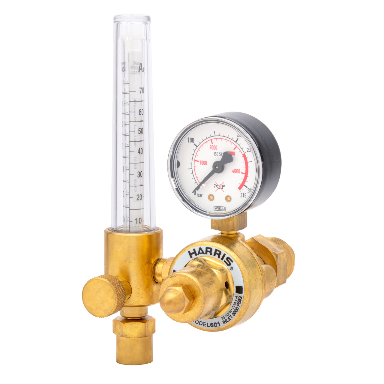 Harris 601 Argon, CO2 Compensated Flowmeter Regulator 601-Ar-580 - 3100575