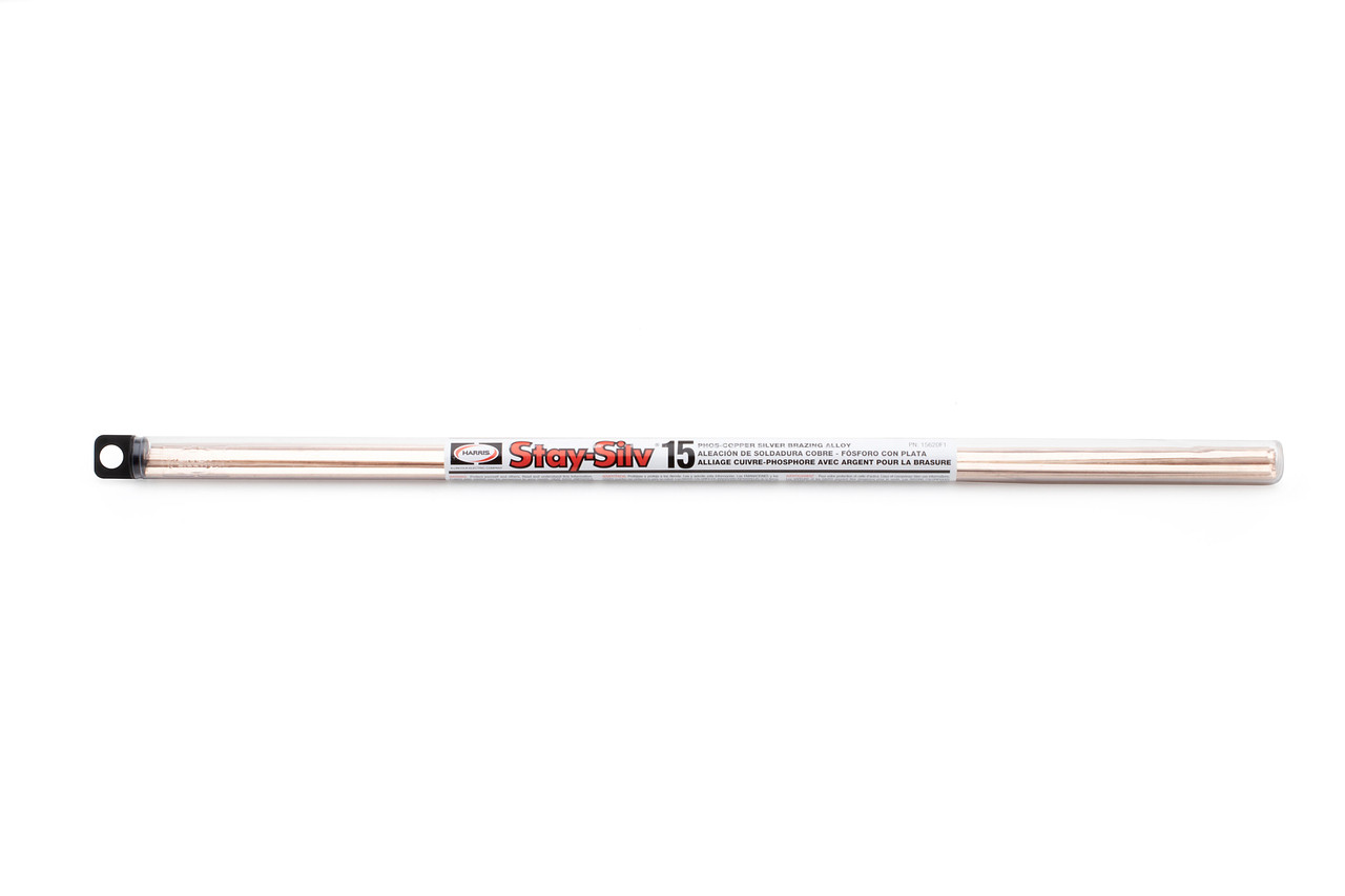 Harris Stay-Silv 15 .050" x 1/8" x 28 Sticks Silver Phos-Copper Brazing ...
