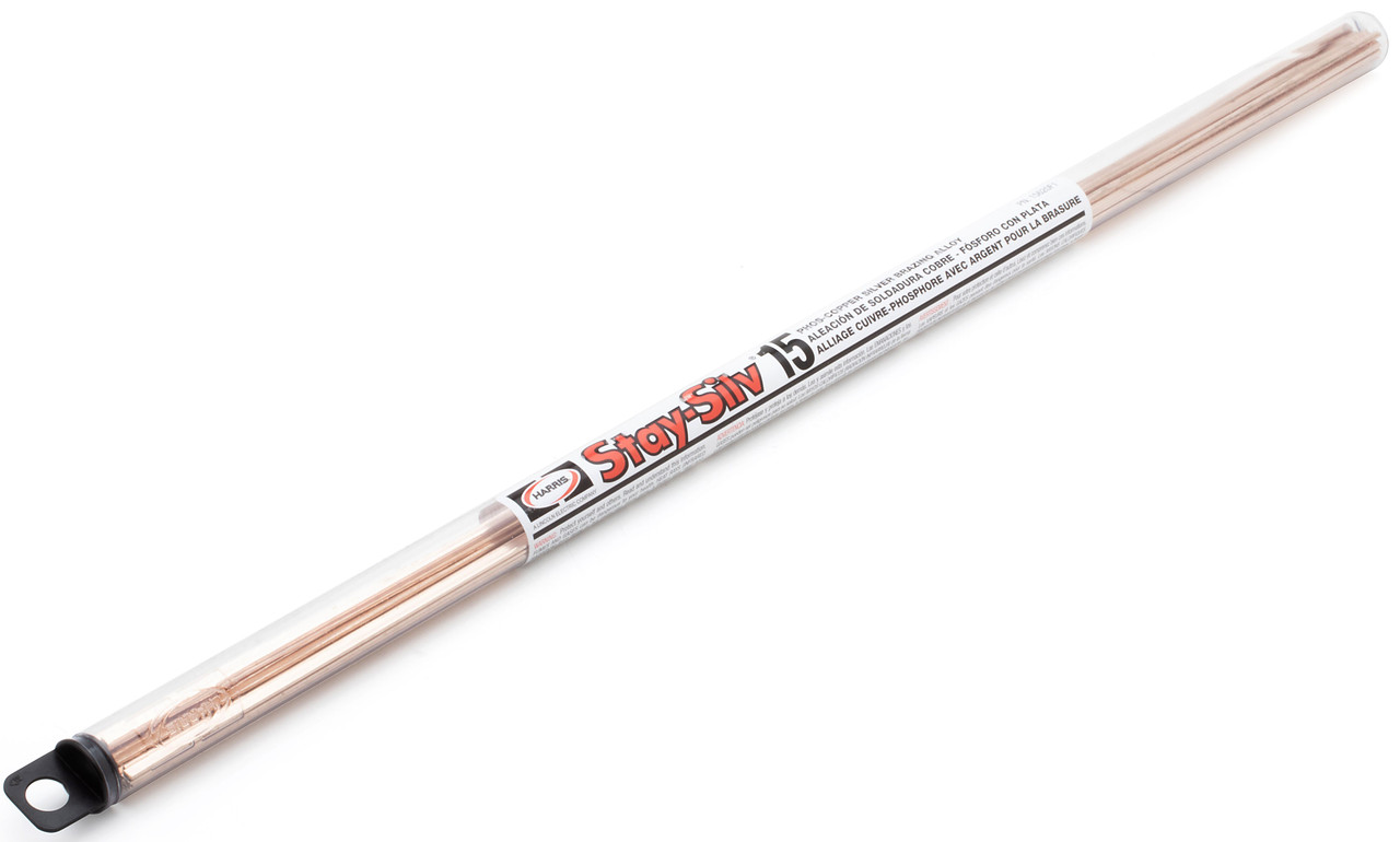 Harris Stay-Silv 15 .050" x 1/8" x 28 Sticks Silver Brazing Rod 15620F1