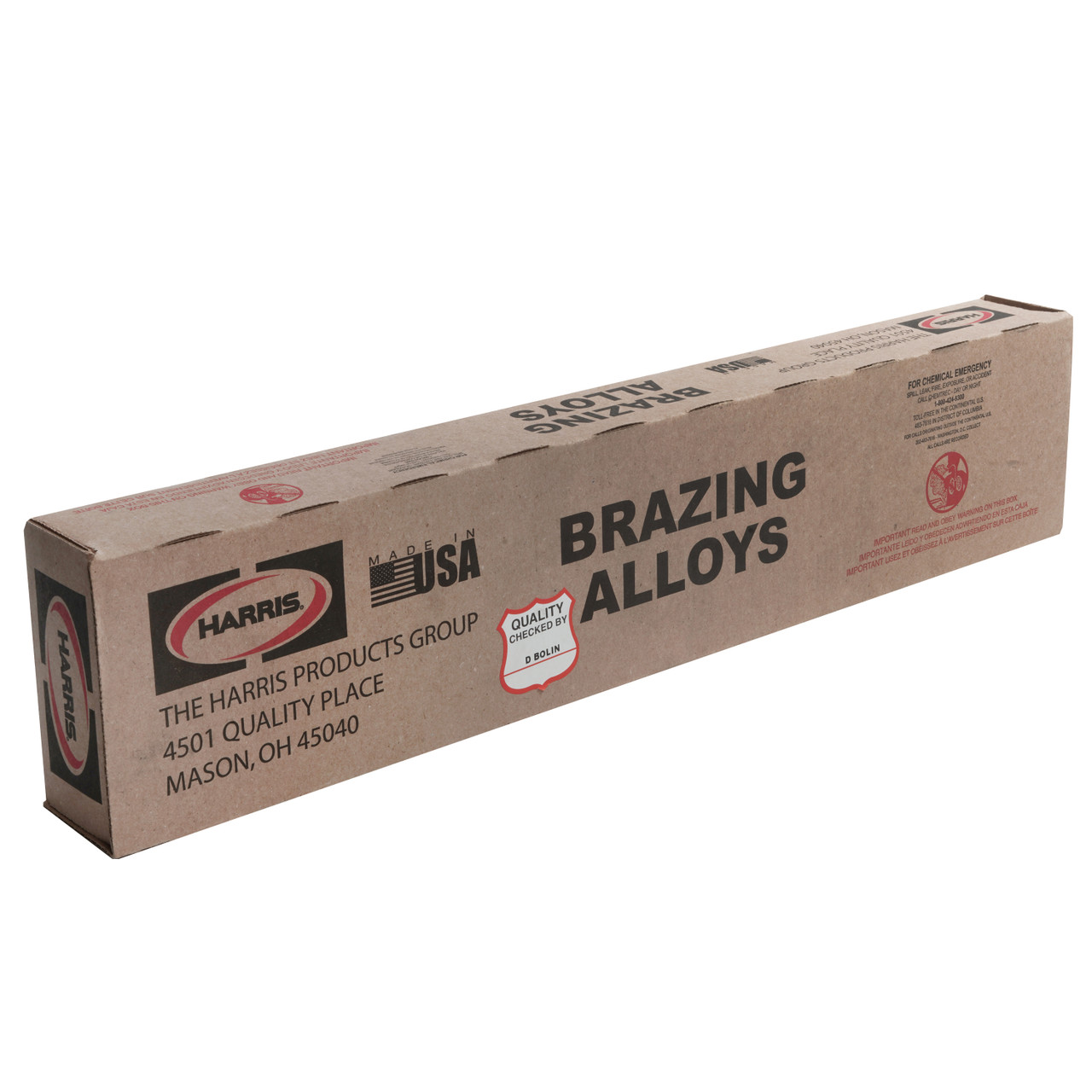 Harris Stay-Silv 15 .050" x 1/8" x 20" 25 lb Silver Phos-Copper Brazing ...