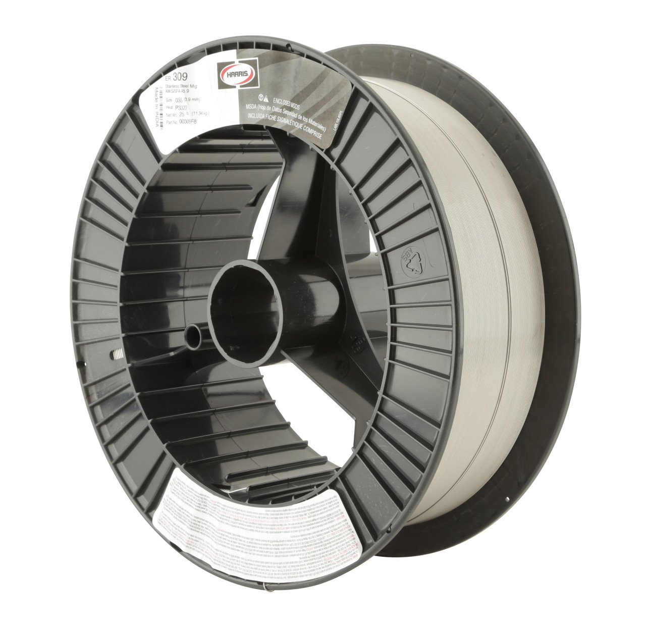 Harris 309 Stainless Steel .035 x 25 lb. Spool MIG Welding Wire 00309F8