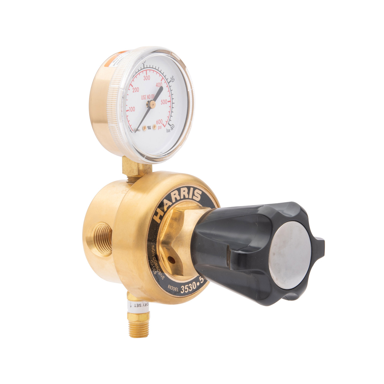 Harris Model 3530-500 High-Flow Single Gauge Inline Manifold Regulator ...
