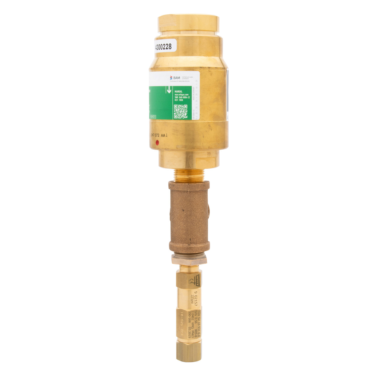 Harris Model 147-OX-1" Pipeline Dry-Type Oxygen Flashback Arrestor 4300228