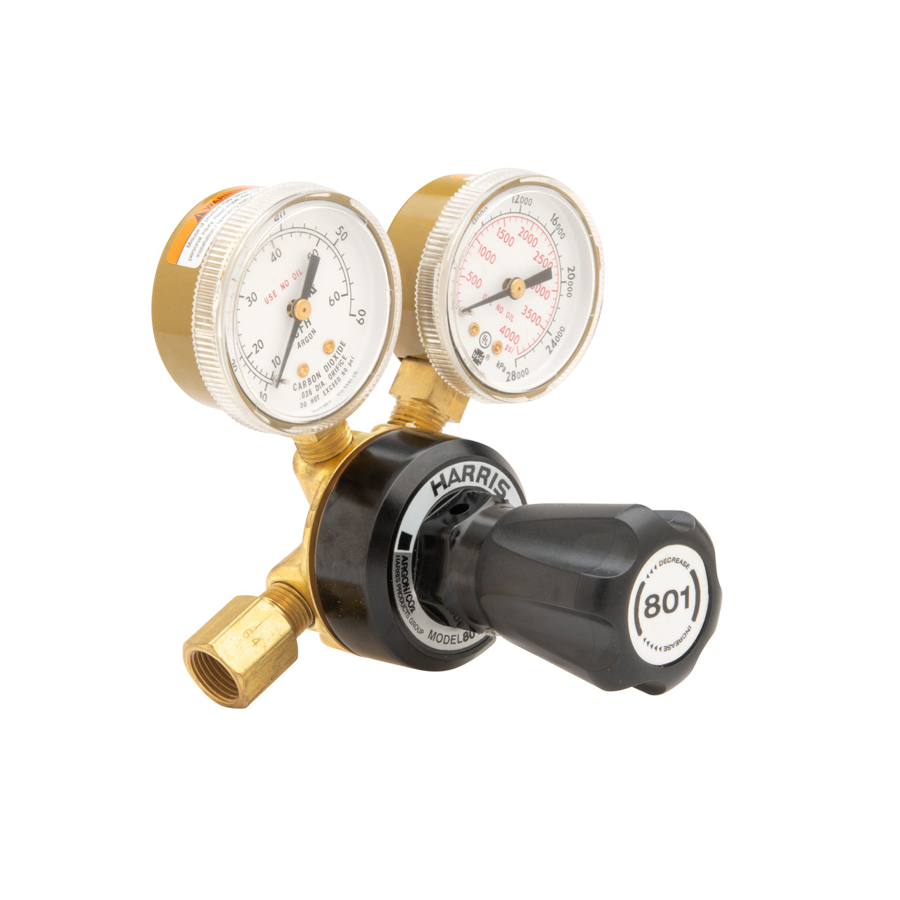 Harris Model 801-Ar60-580 Argon Flowgauge Regulator 3100508