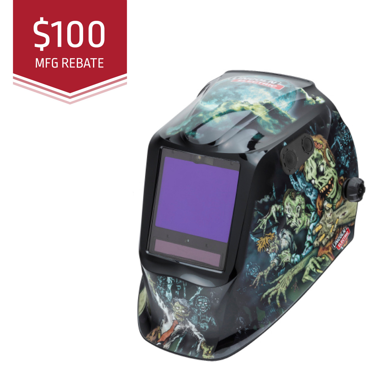 Lincoln VIKING 3350 ADV Zombie Welding Helmet - K4158-5