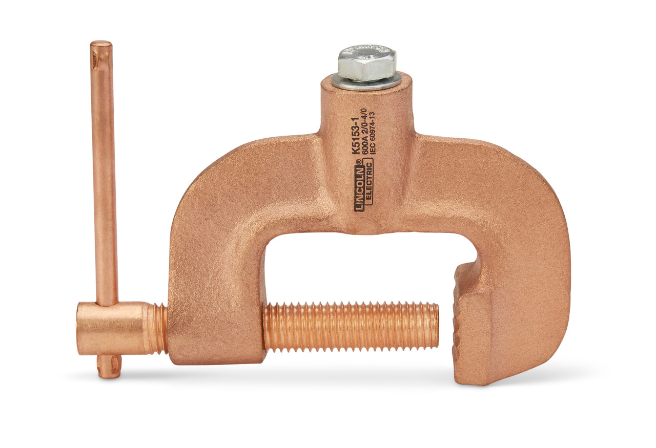 Lincoln Heavy Duty 600 Amp C-Clamp Ground/Work Clamp - K5153-1