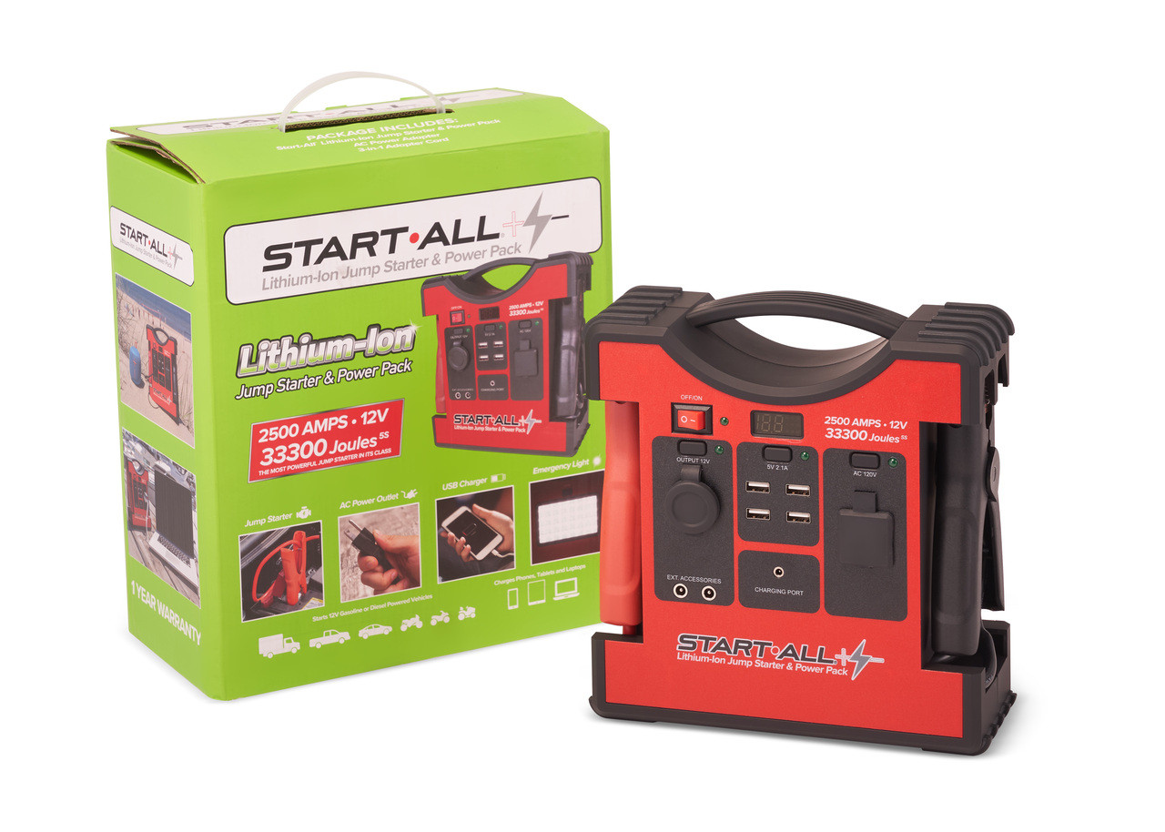 Goodall Vanair Start-All Jump-Pack 2500 Amps, 12 Volts, 33300 Joules ...
