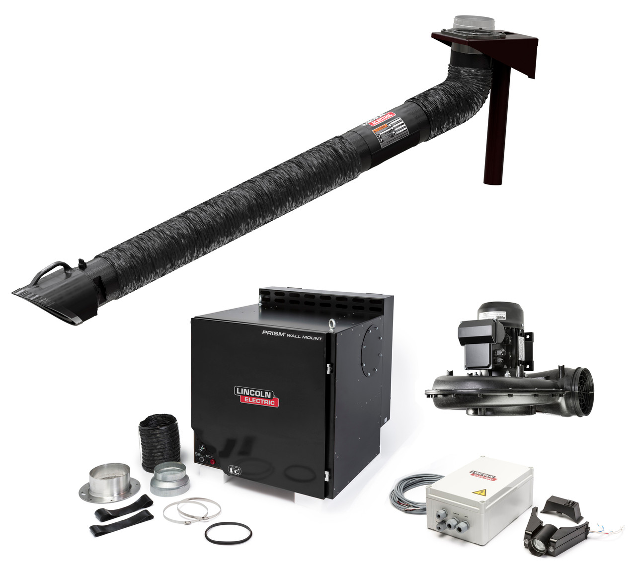 Lincoln Prism Wall Mount Mechanized Cleaning One-Pak, Single Telescopic ...