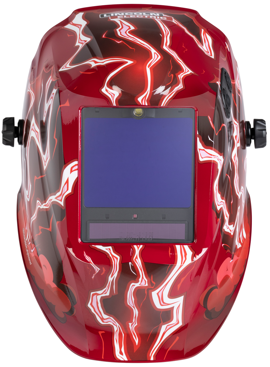 Lincoln VIKING 3350 ADV Red Strike Welding Helmet - K5754-5