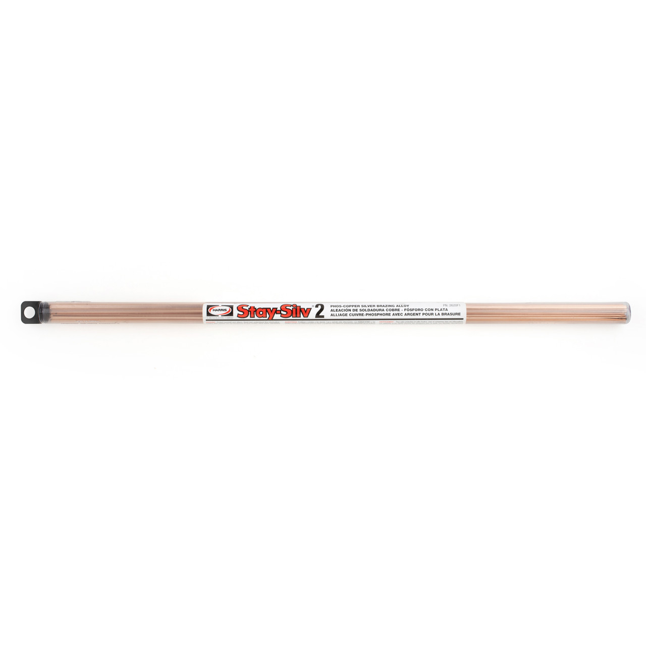 Harris Stay-Silv 2 .050" x 1/8" X 20" 28 Stick Tube Silver Phos-Copper ...