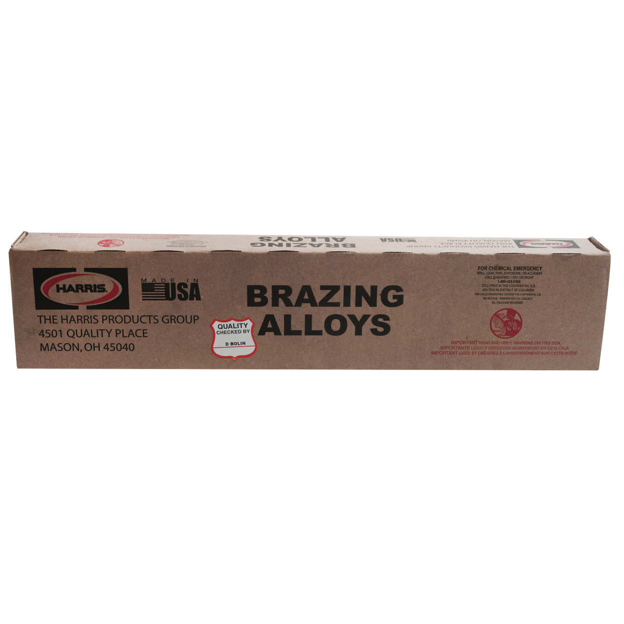 Harris Stay-Silv 15 .050" x 1/16" x 20" 25 lb Silver Phos-Copper ...