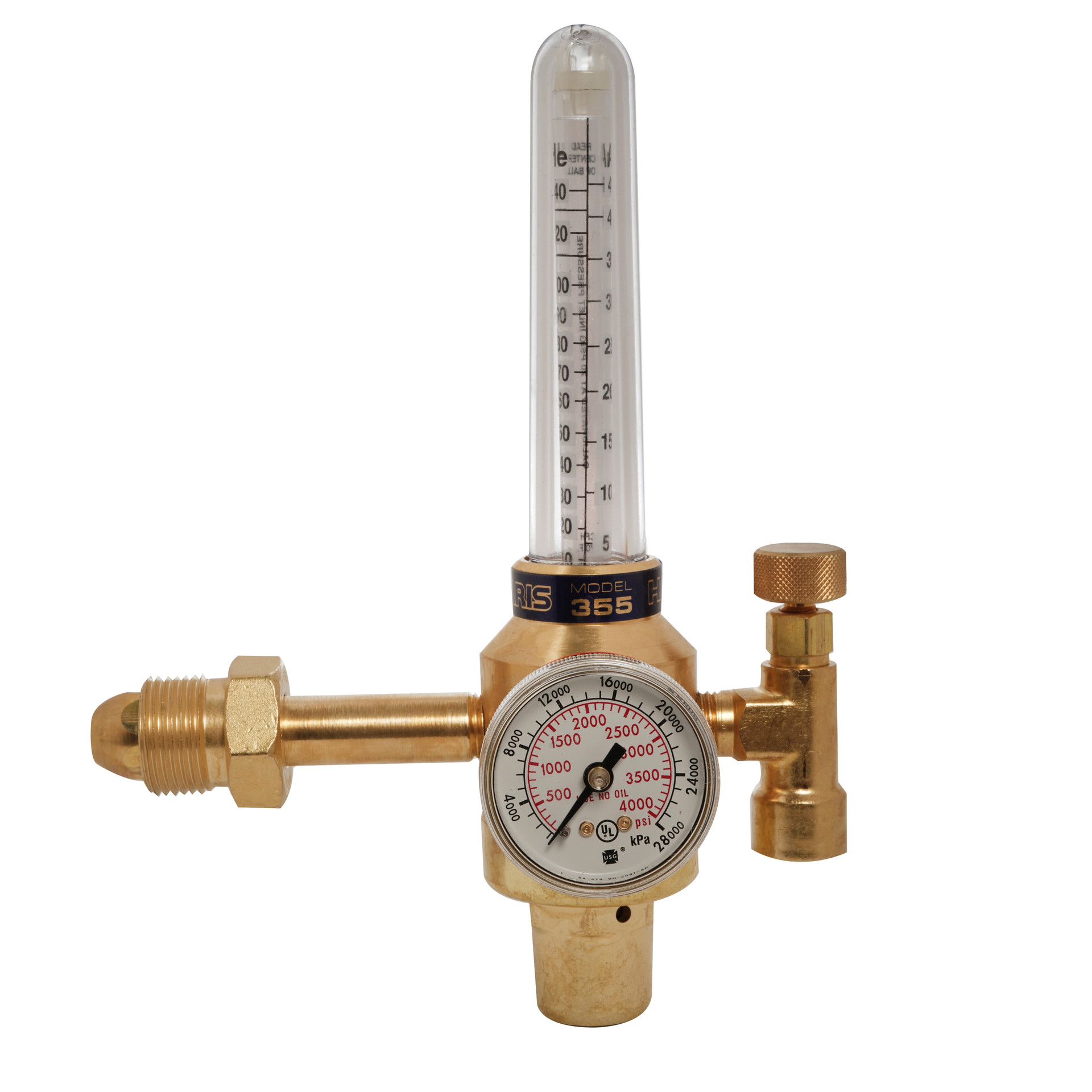 Harris 355-2 Argon (He) Flowmeter 355-2-Ar/He-580