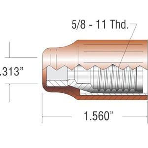 Profax 11-250 Insulated Nozzle 1¼” Stickout