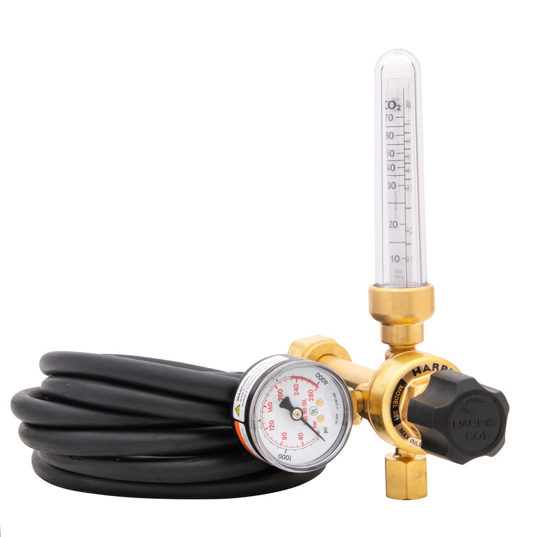 Harris Model 351-60CD-32010 CO2 Flowmeter Regulator Shielding Gas Kit ...