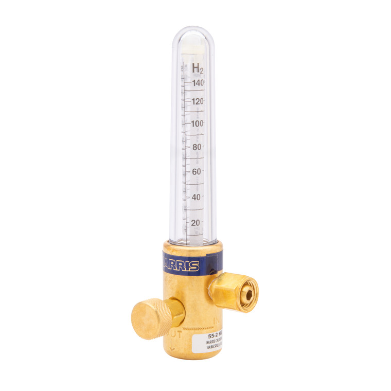 Harris Model 55-2He/H2 90 9/16 in.-18 (F) Compensated Flowmeter - 5400612
