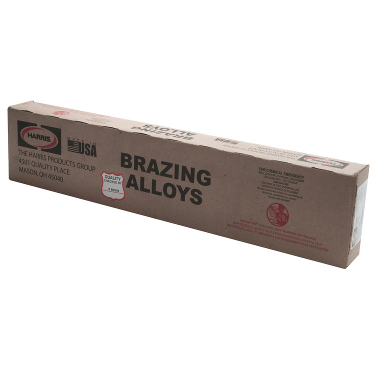 Harris Stay-Silv 15 3/32" x 36" 25 lb Silver Phos-Copper Brazing Rod 15536R