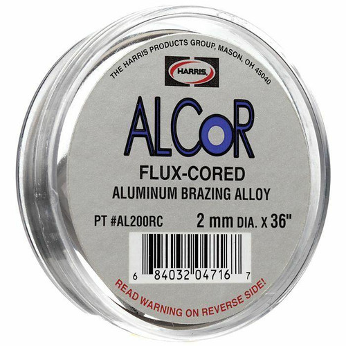 Harris Alcor Flux-Cored Aluminum Brazing Alloy - AL200RC
