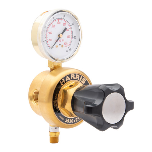 Harris Model 3530-250 High-Flow Single Gauge Inline Manifold Regulator ...