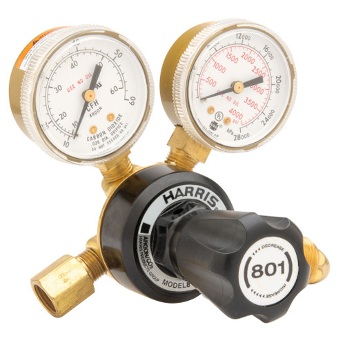 Harris Model 801-Ar60-580 Argon Flowgauge Regulator 3100508