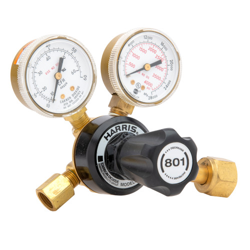 Harris Model 801-CD60-320 CO2 Flowgauge Regulator 3100554