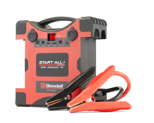 Goodall Vanair Start-All Jump-Pack 5000 Amps, 12 Volts, 66000 Joules ...