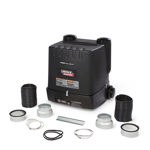 Lincoln Prism Wall Mount w/ MERV 14 Dual Arm Welding Fume Extractor ...