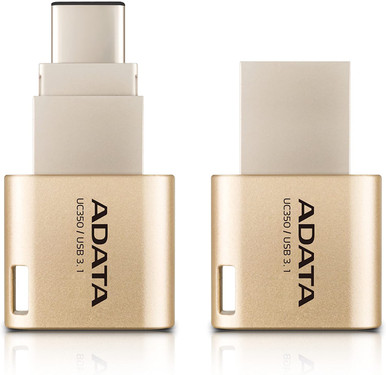 ADATA UC350 FLASH DRIVE, GOLD 32GB - Taknology (Canada) Inc