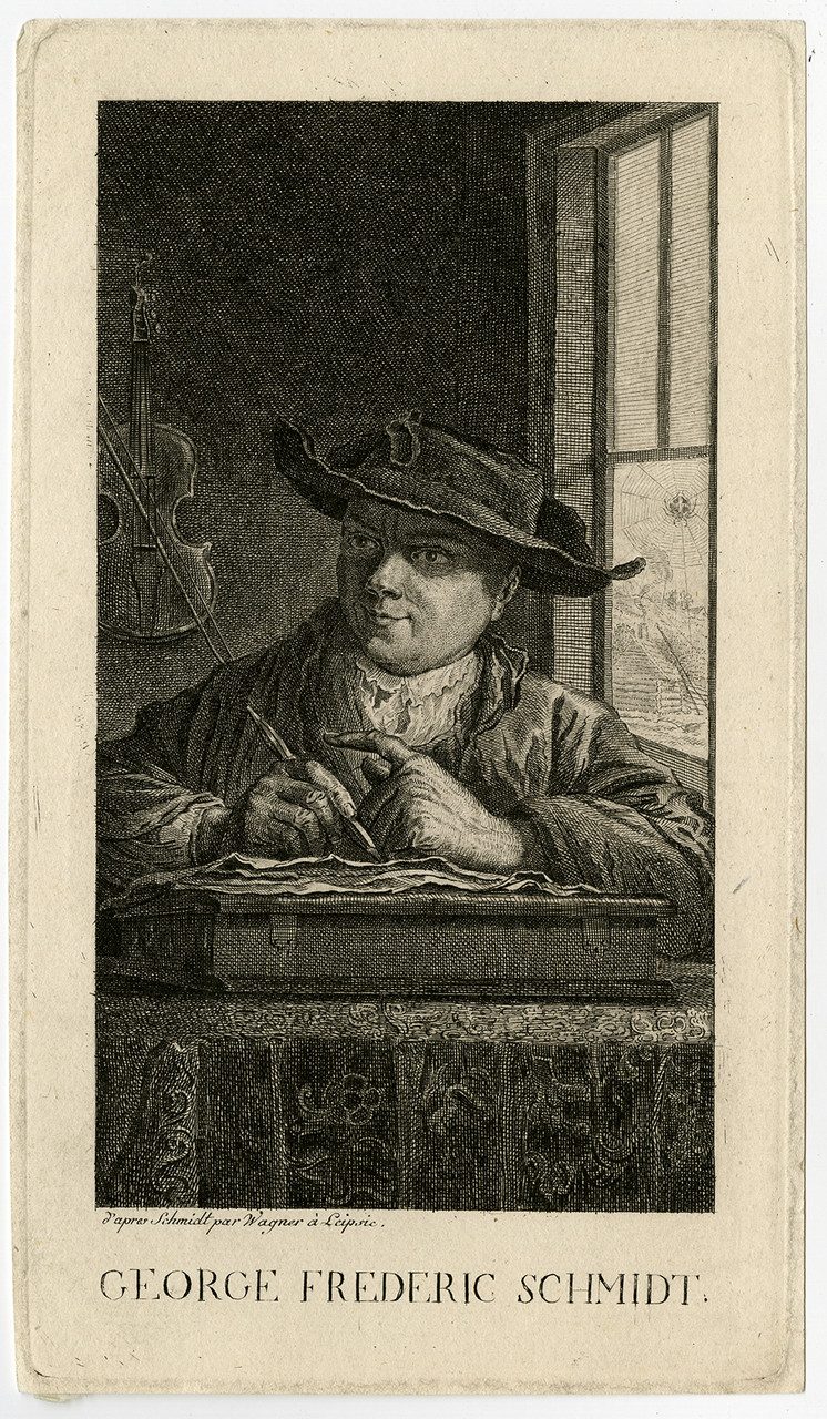 Antique Master Print-GEORG FRIEDRICH SCHMIDT-ENGRAVER-Schmidt-Wagner-ca ...