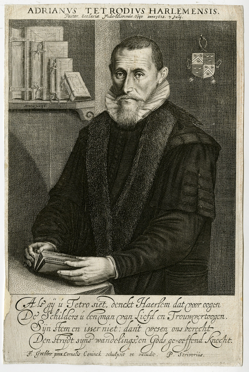 Rare Antique Master Print-ADRIANUS TETRODE-Grebber-Koning-ca. 1620 ...