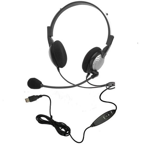 Andrea Communications NC-181VM USB Noise-Cancelling Headset Microphone ...