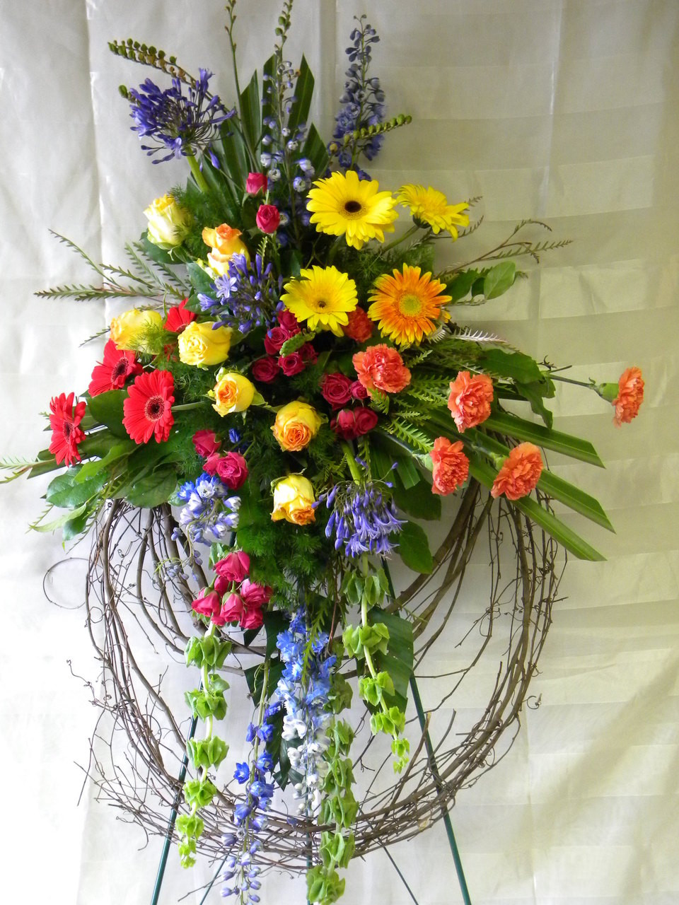 Texas Pride Cowboy Wreath | Funeral Flowers Delivery