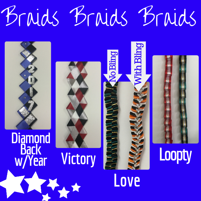 Senior Homecoming Garters | Silver or Gold Boutonnieres
