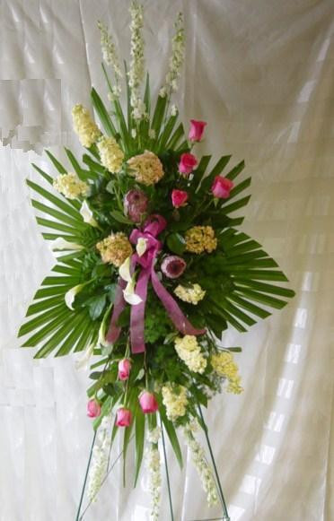 Autumn Grapevine Funeral Flowers | Fall Arrangement