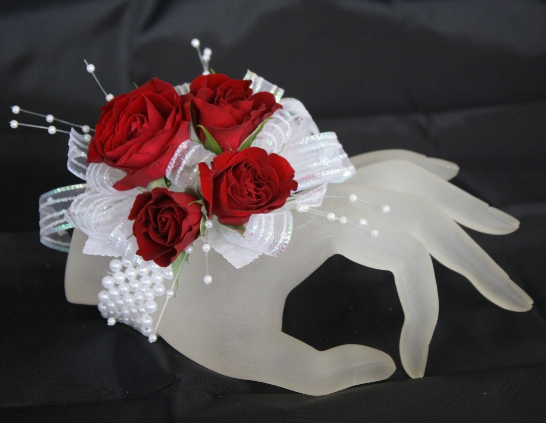 White Rose corsage for Prom | Roses, Orchids | Pasadena TX