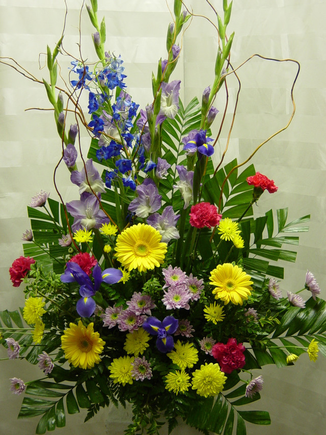 Spring Garden Basket Funeral | Sympathy Flowers Delivery