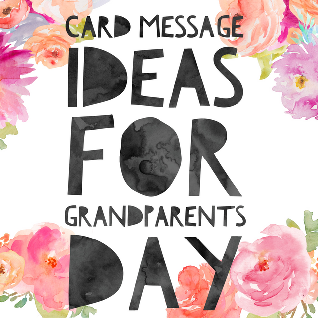 Card Message Ideas for Grandparent's Day - Enchanted Florist Pasadena