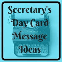 What Can I Write For The Secretary Who Does Everything? - Enchanted ...