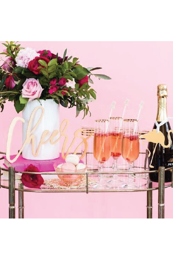 Moon & Lola Cheers Tabletop Sign - Ginny Marie's