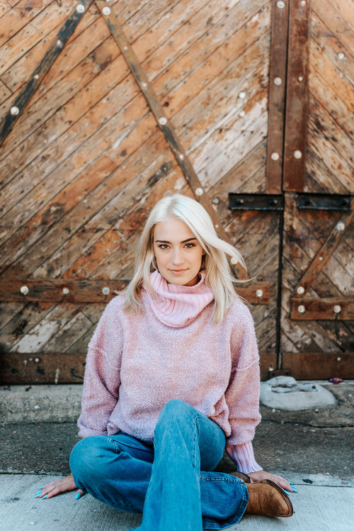 Lavishly Lavender Turtleneck Sweater - Ginny Marie's Lavishly Lavender Turtleneck Sweater - Ginny Marie's