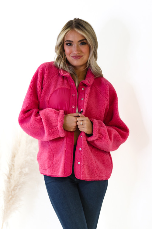 Pink Softie Sherpa Jacket