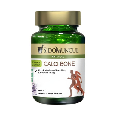 Sido Muncul Calcibone 50 Kapsul Suplemen Memelihara Kesehatan Tulang